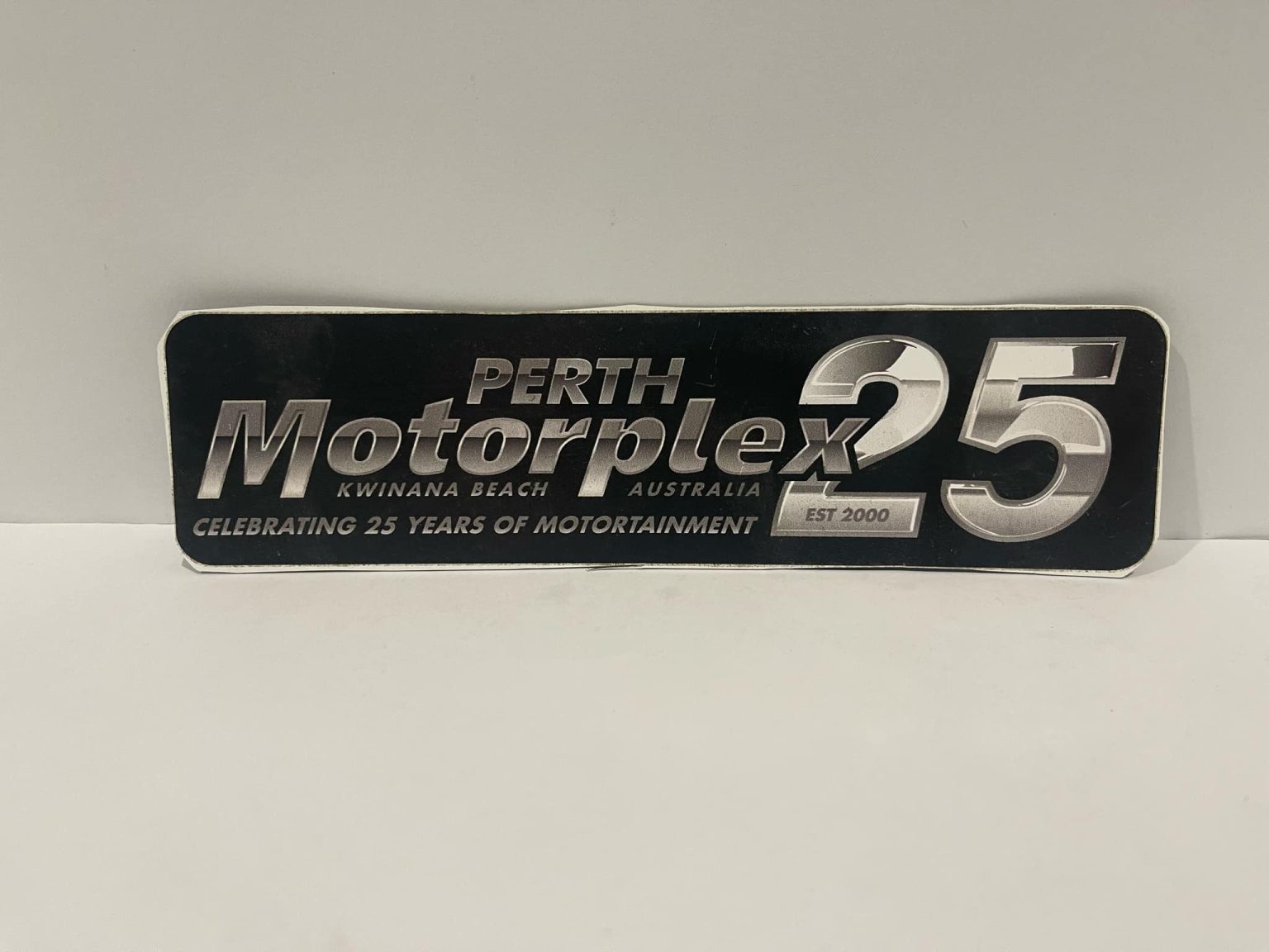 PERTH MOTORPLEX 25 YEARS STICKER – OVAL TRACK DIECAST AND RACING ...